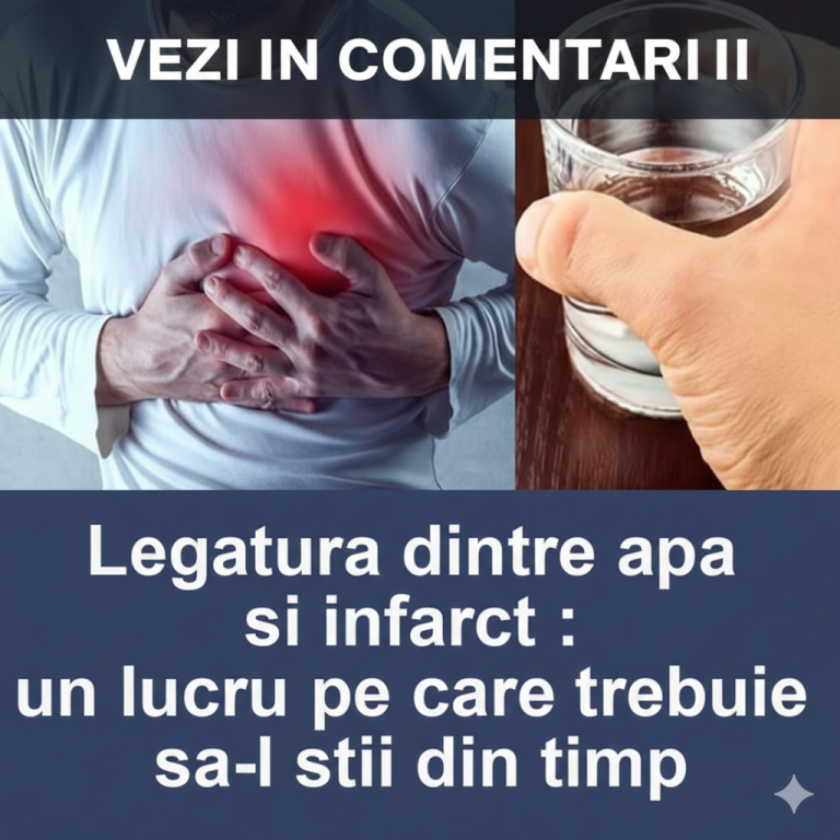 Legatura dintre apa si infarct Lucru pe care trebuie sa-l stii din timp ...