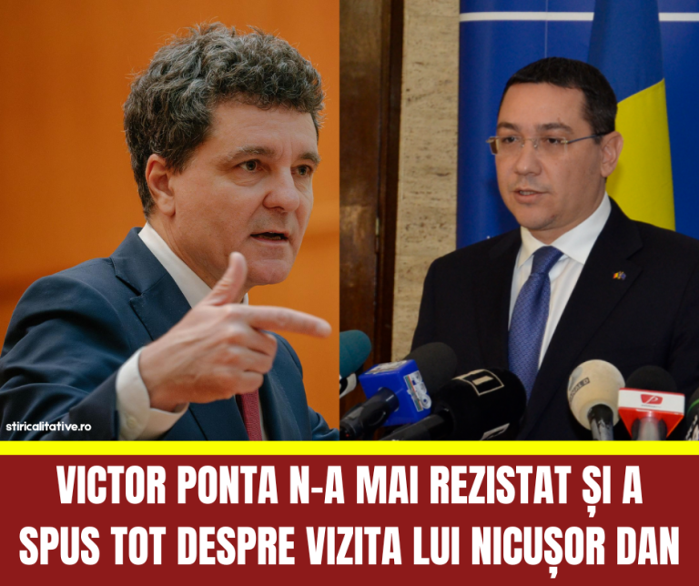 Victor Ponta sceptic înaintea vizitei lui Nicușor Dan la Washington Nu ...